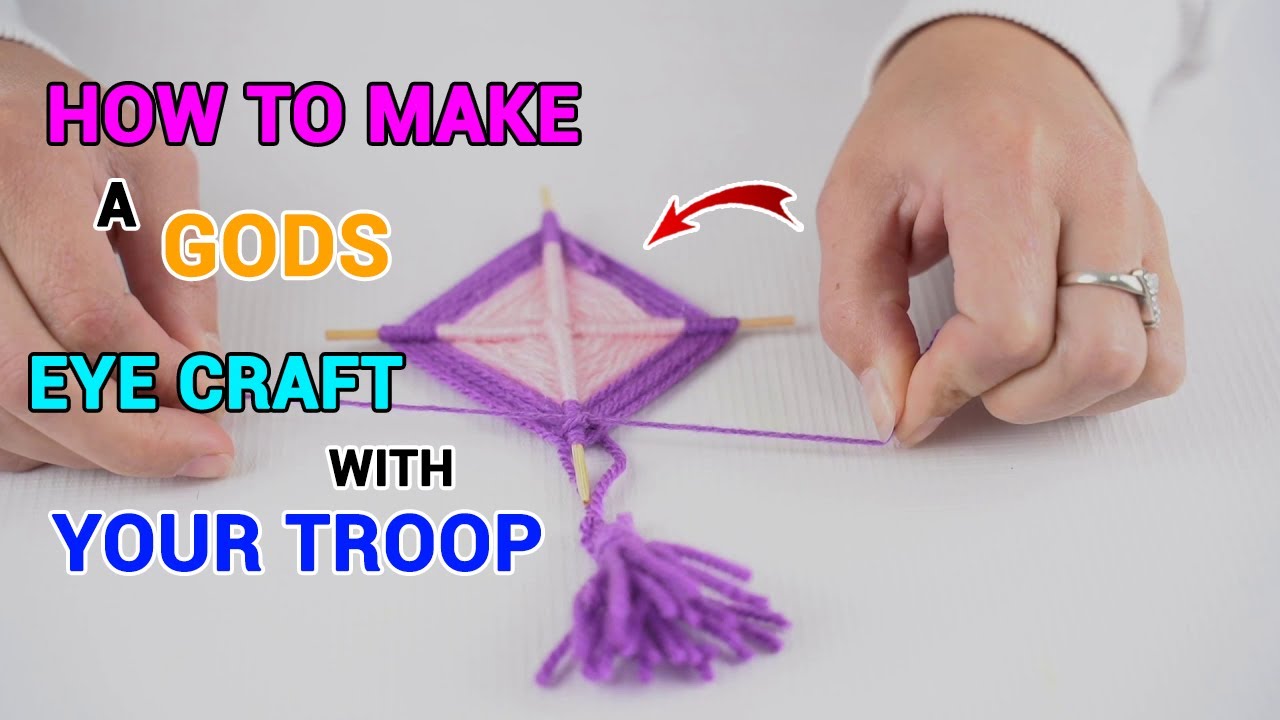 Fun Do It Yourself Craft - How To Make a Gods Eye Craft With Your Kids ...