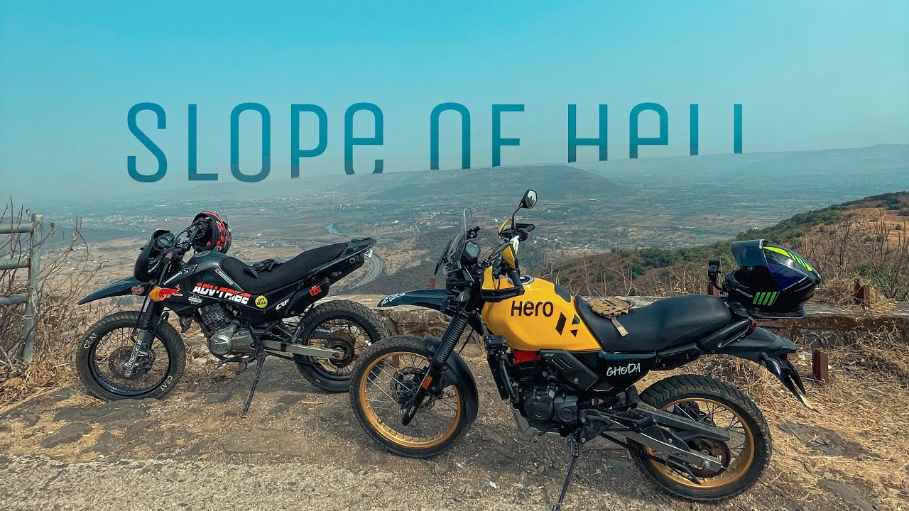 OFF ROAD TRAIL Near mumbai | SLOPE OF HELL | beginners | xpulse 2004v ...