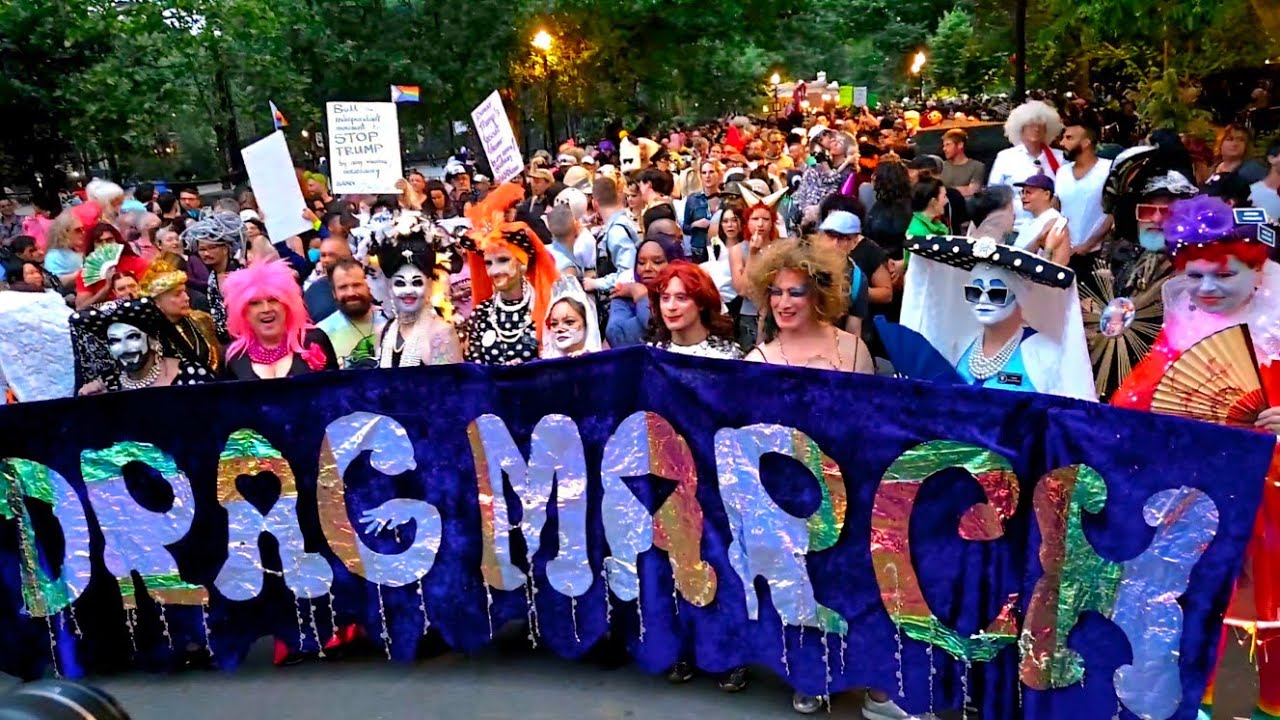 NYC Drag March 2025 LIVE 🏳️‍🌈 NYC Pride March Weekend Kick-Off - YouTube