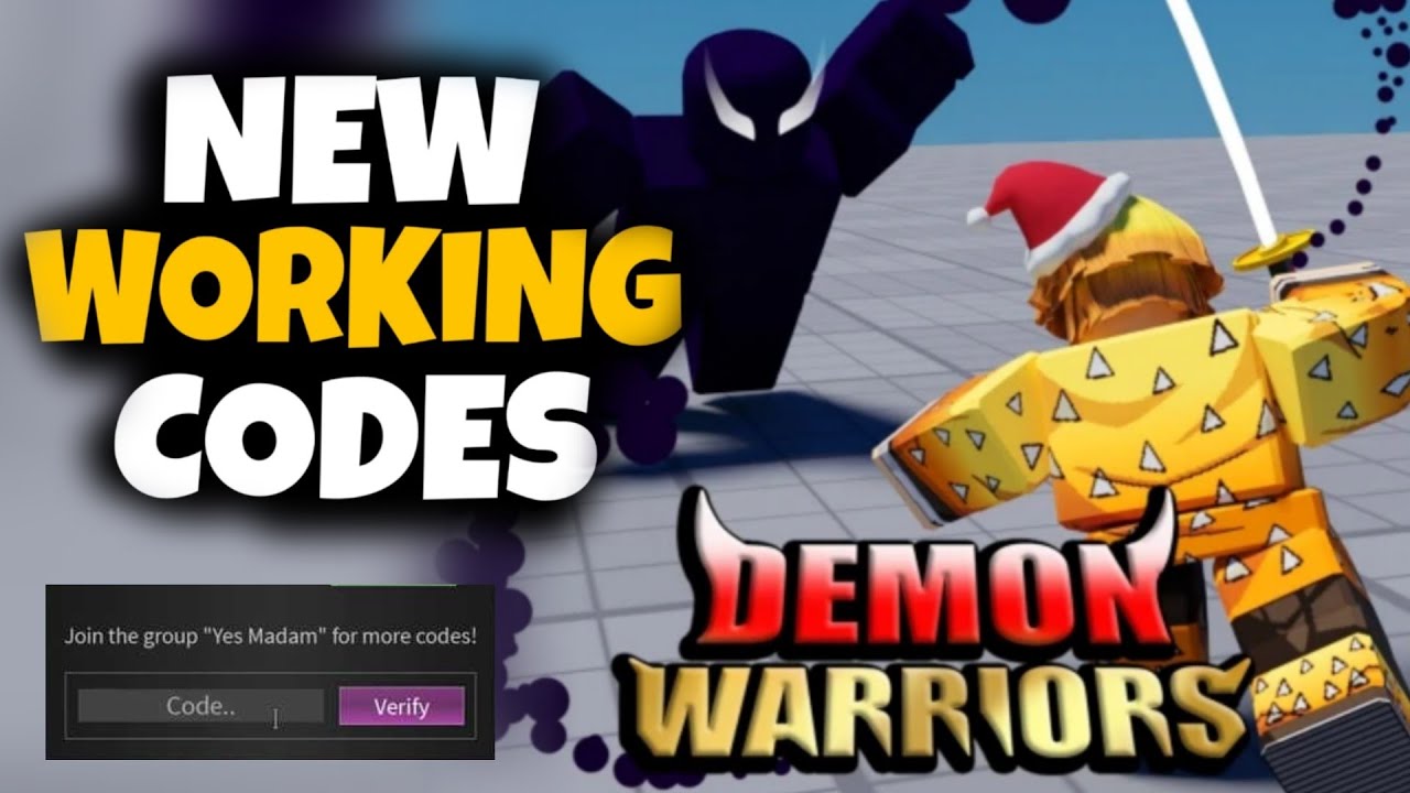 🔥 UPDATED DEMON WARRIORS CODES🔥REDEEM NOW BEFORE THEY EXPIRE 🔥 ROBLOX ...