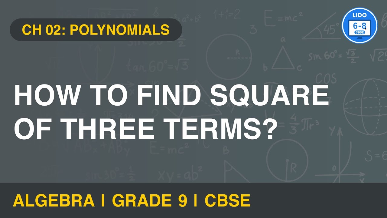 Factorization of Polynomials | Polynomials | Algebra | Class 9 ...