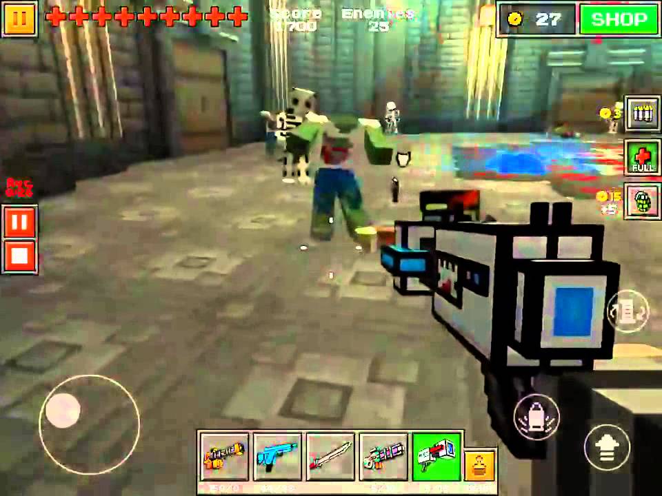 Pixel Gun 3D Version 8.0.0 Castle Map Tricks and Tips (iOS) - YouTube