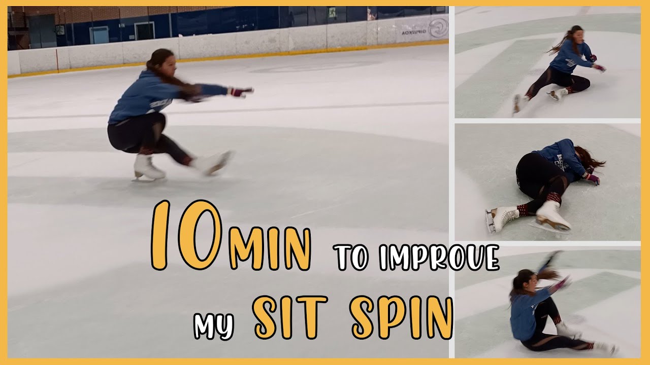 10 min to improve my sit spin | Adult figure skating - YouTube
