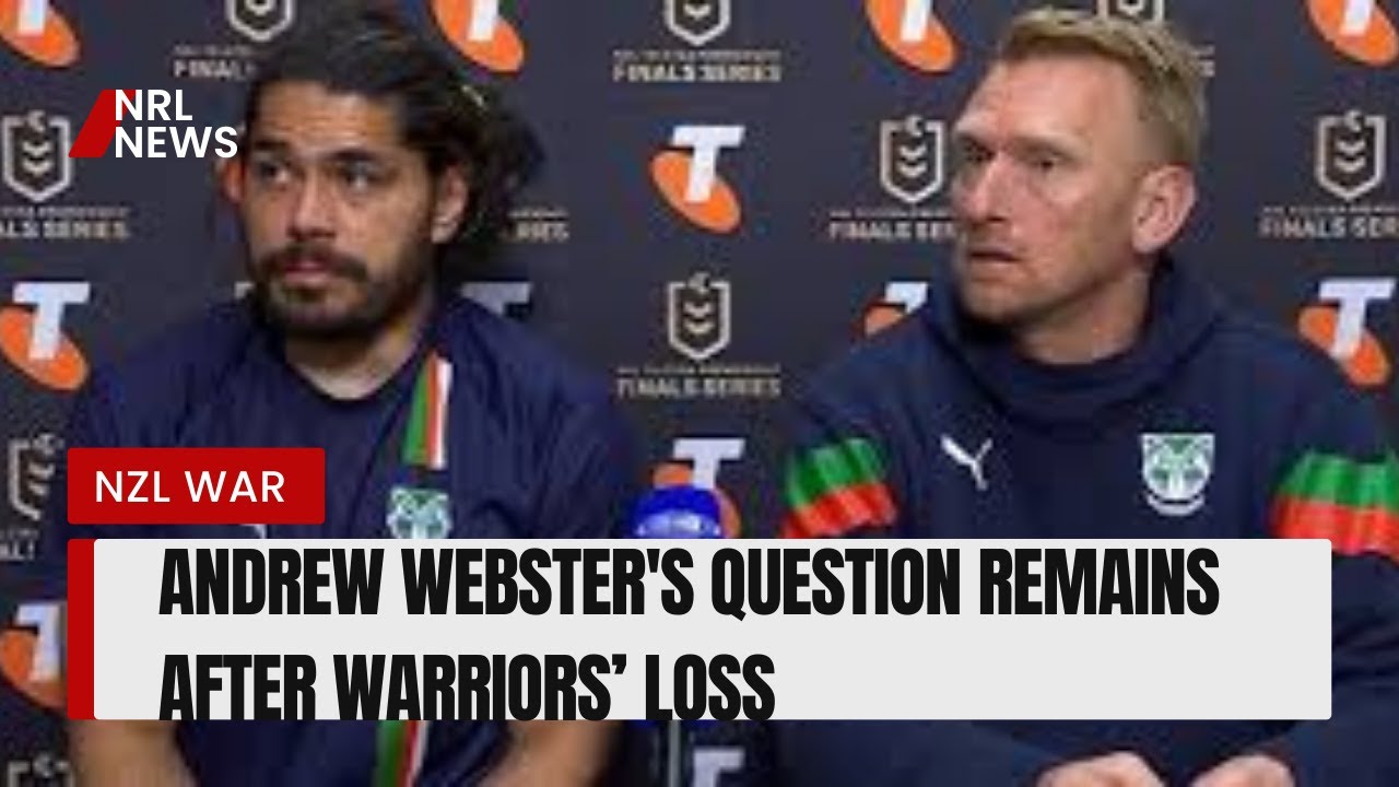 Andrew Webster's question remains unanswered following the Warriors ...