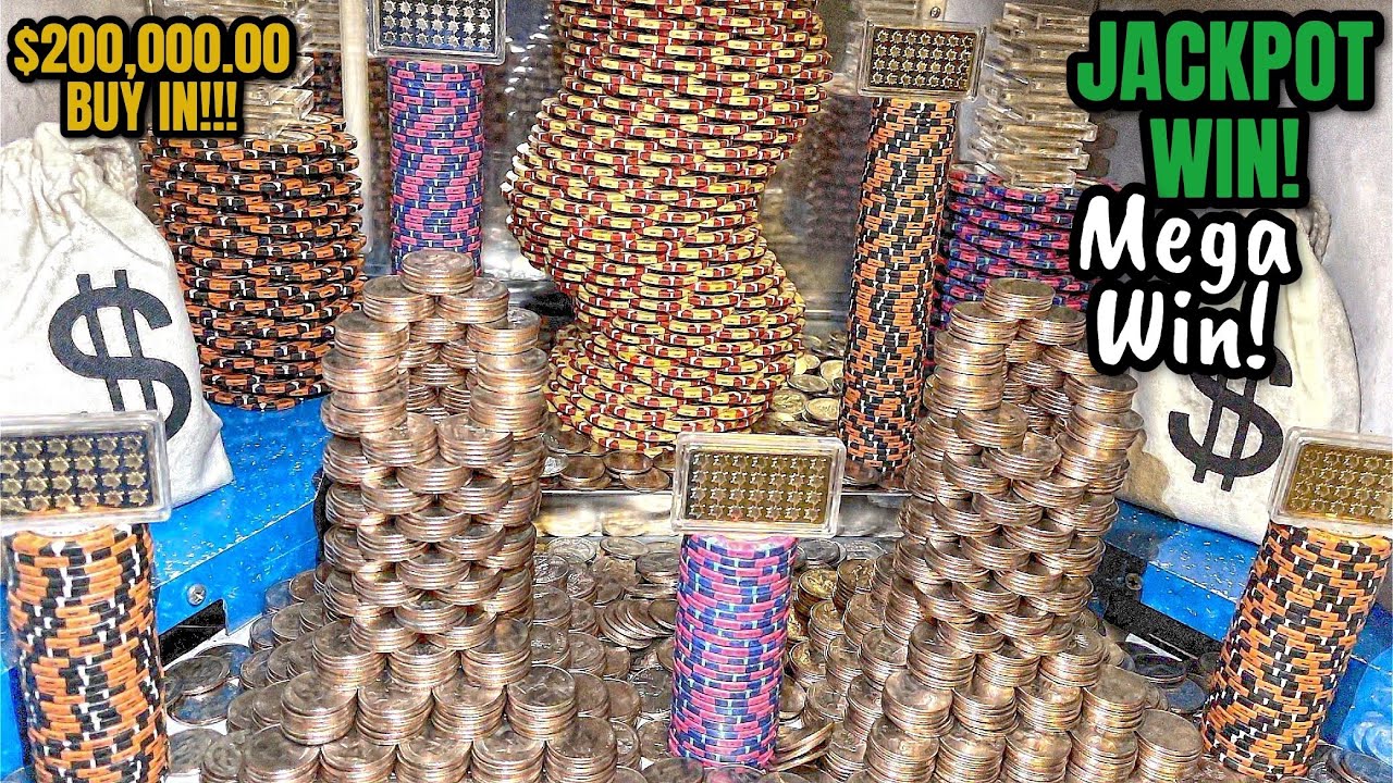 $200,000.00 BUY IN, HIGH LIMIT COIN PUSHER! (MASSIVE JACKPOT) - YouTube
