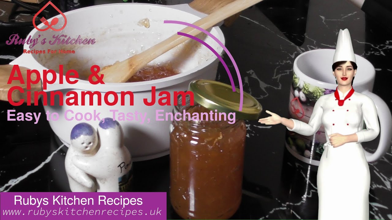 Apple Jam with Cinnamon | Rubys Kitchen Recipes - YouTube