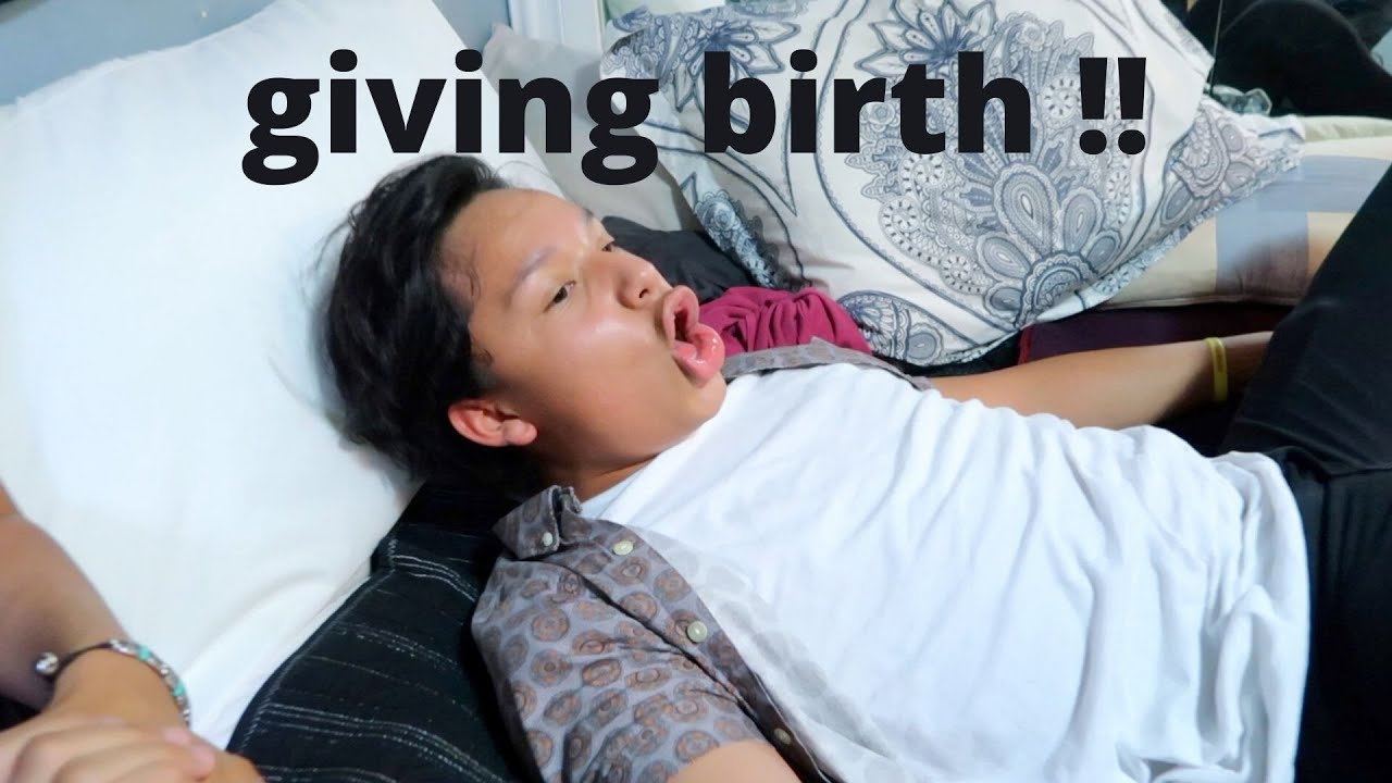 Can men handle the Pain of giving birth? ( pregnancy simulation ) - YouTube