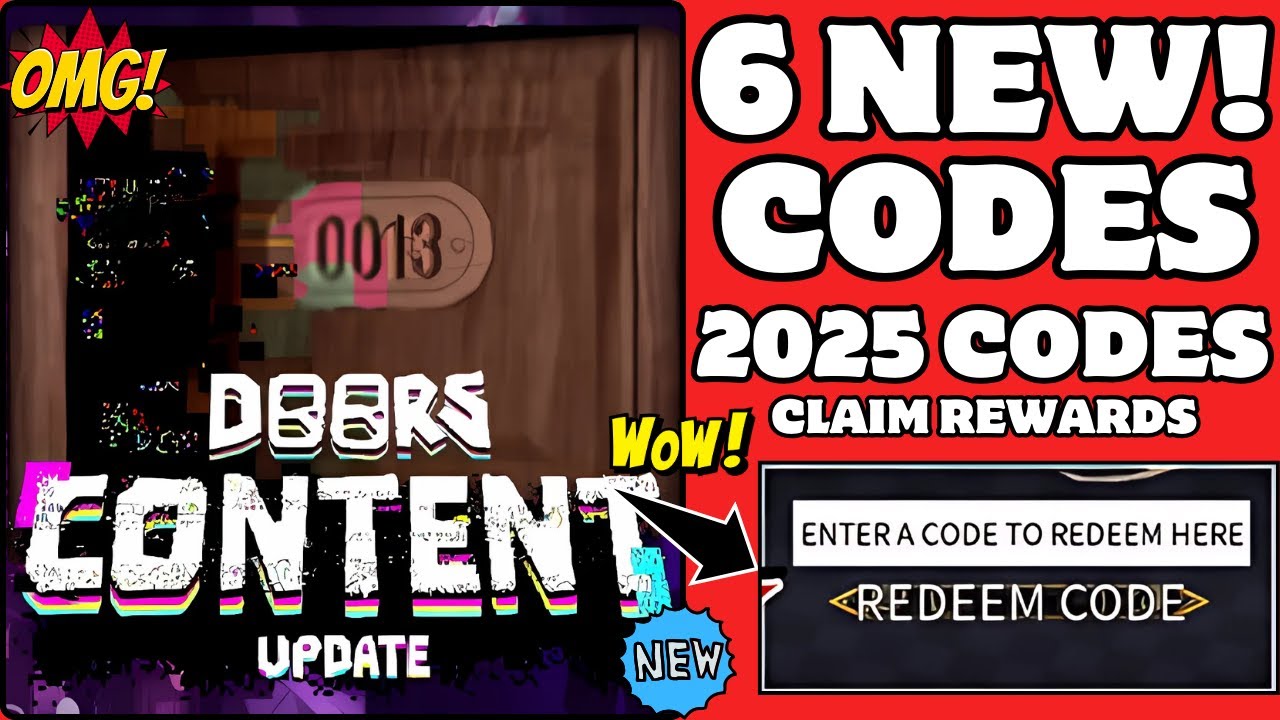 🎁2025 UPDATE🎁 DOORS CODES 2025 | WORKING CODES FOR DOORS IN JANUARY ...