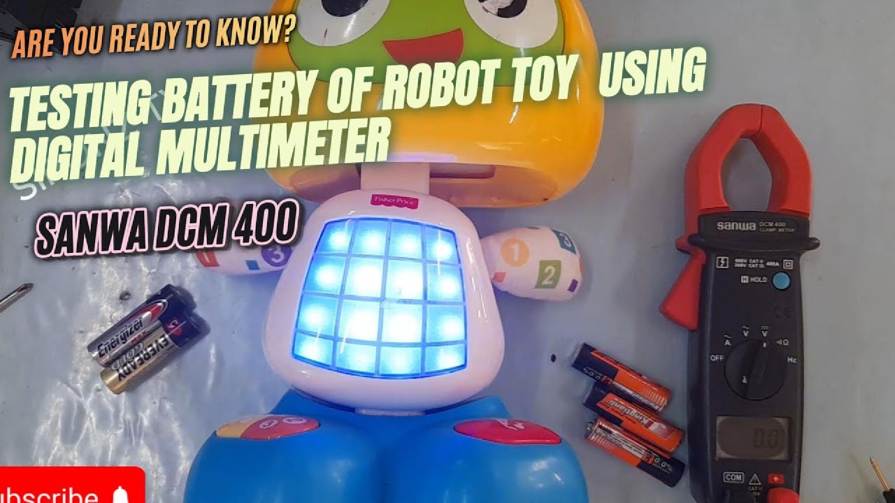HOW TO TEST THE BATTERY OF A ROBOT TOY DOES NOT MOVE USING ANALOG ...