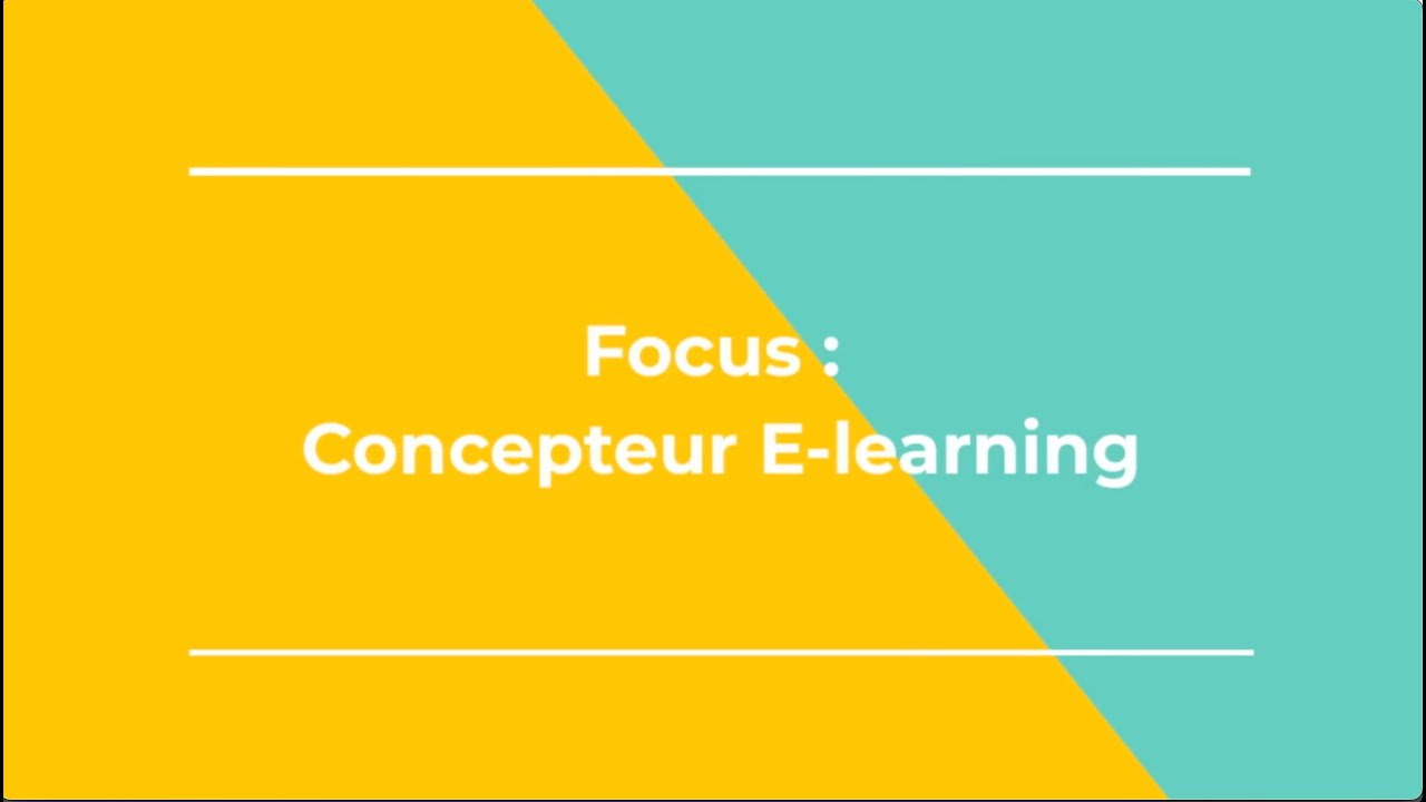 Focus : Le concepteur elearning - YouTube