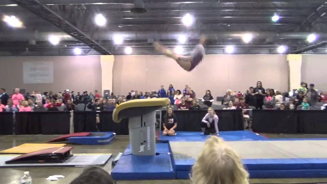 NAIGC Nationals 2015 Finals (Women): Vault -- Madelyn Fletcher - YouTube