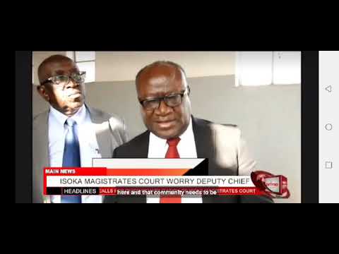 The visit for Deputy chief justice Michael Musonda in Muchinga Province ...