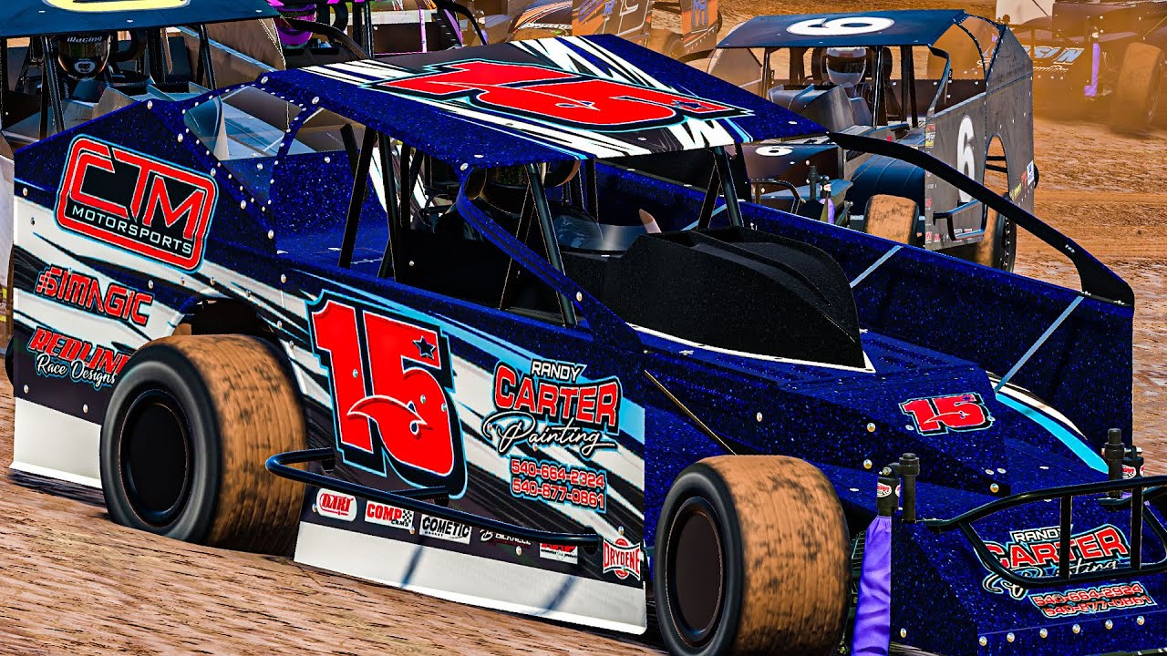 iRacing Big Block Modifieds Lucas Oil Speedway | Weekly Series Race #3 ...