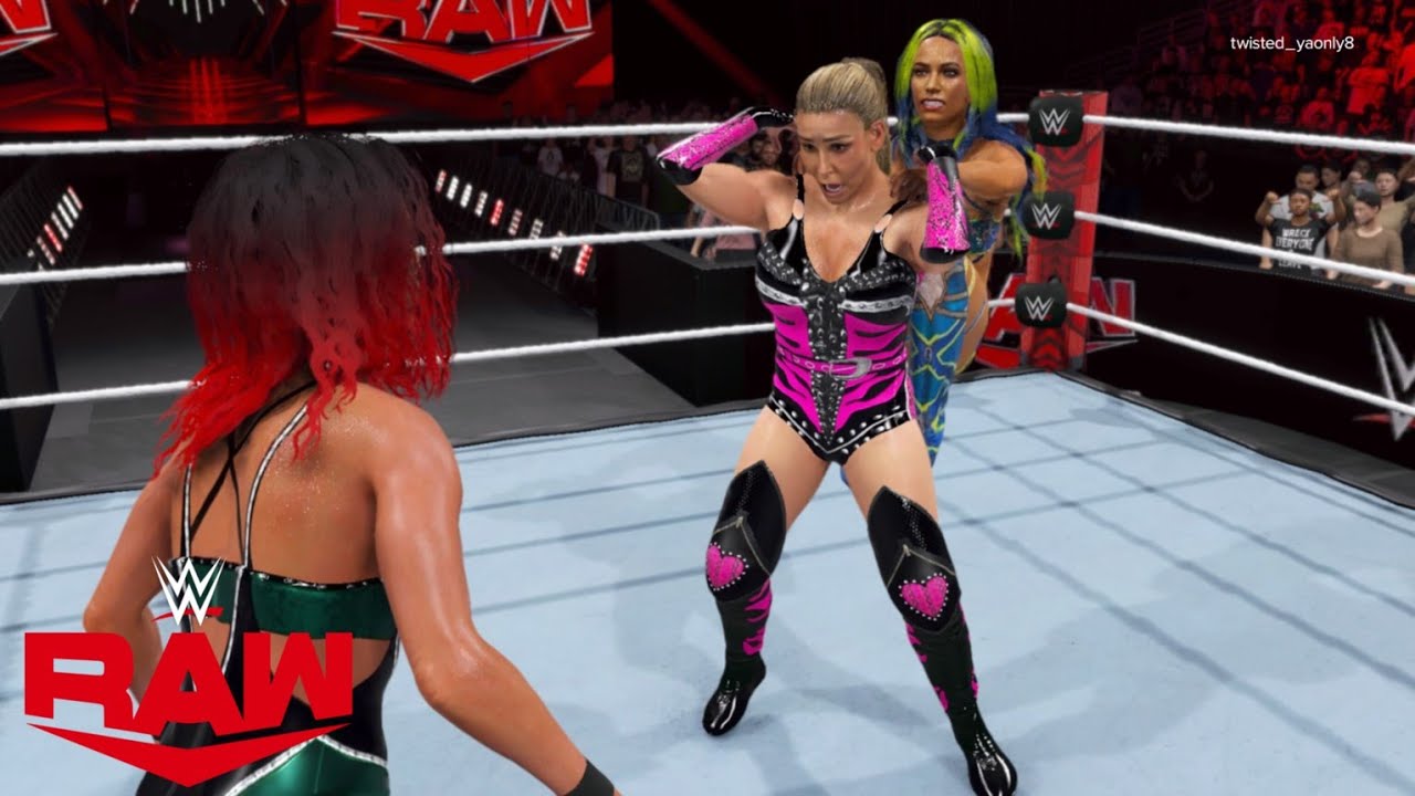 WWE 2K24 RAW - KILLER KELLY & MERCEDES MONÉ VS DIVAS OF DOOM - YouTube
