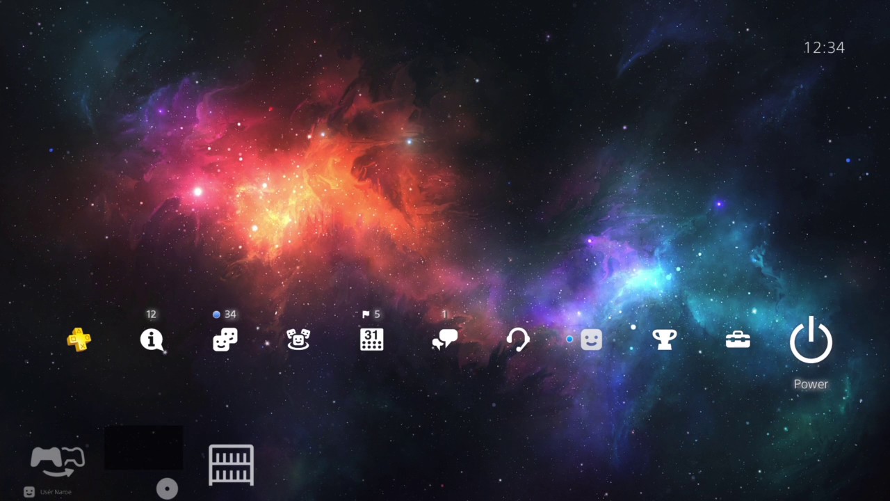 Colorful Galaxy 4K - PlayStation 4 Dynamic Theme - YouTube