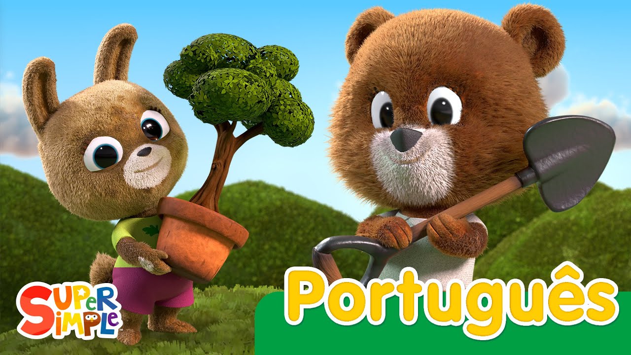 E A Grama Verde Cresce | Canções Infantis | Super Simple Português ...