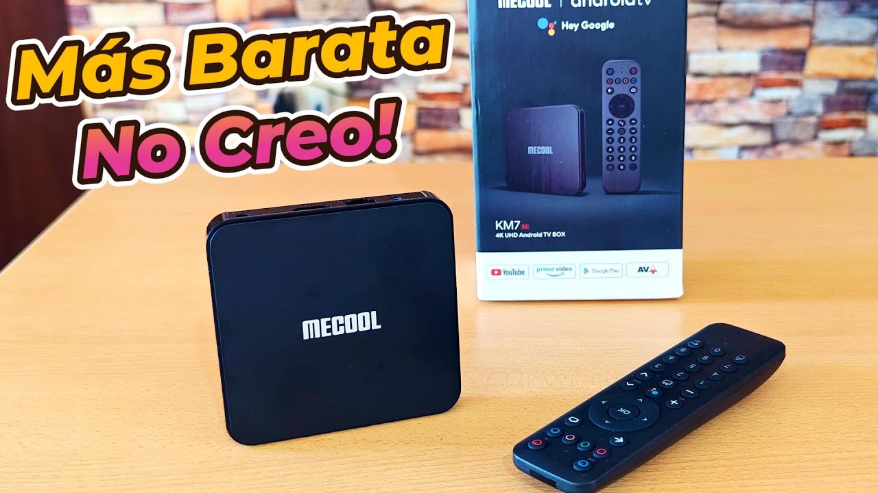 Esta es la TV Box MAS BARATA de Mecool, KM7 SE con Android Certificado ...