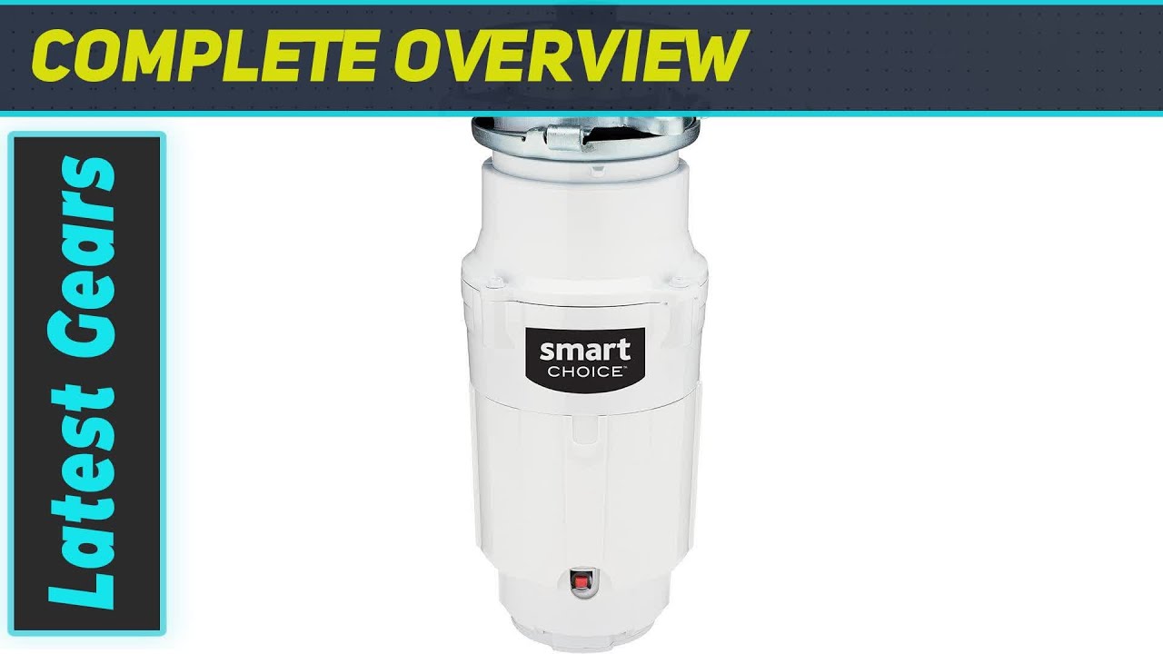Smart Choice 1/3 HP Direct Wire Garbage Disposal for Kitchen Sinks ...