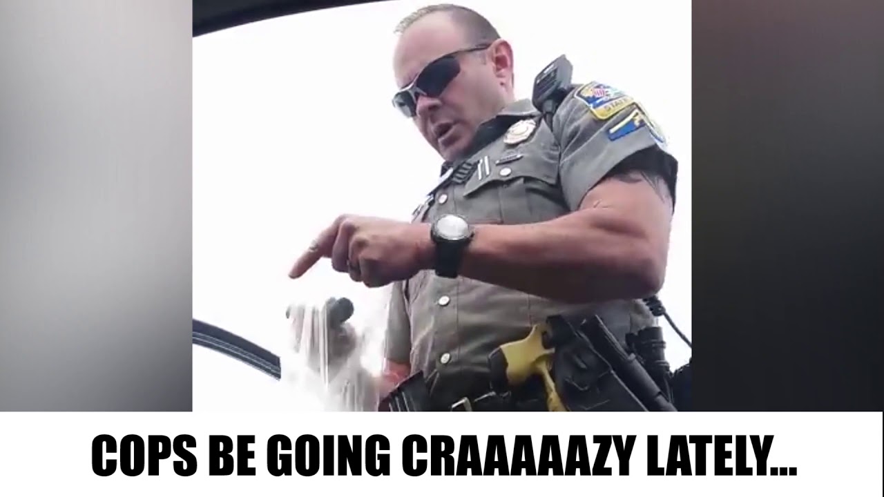 Cop Goes Crazy At Traffic Stop - YouTube