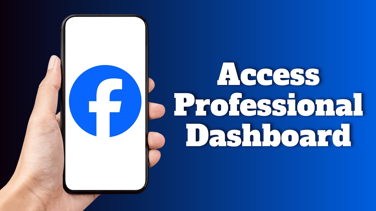 How to Access Professional Dashboard on Facebook - YouTube