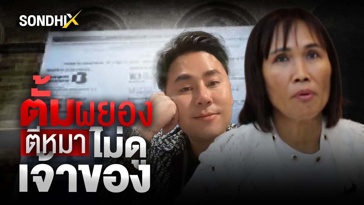 ตั้มผยอง ตีหมาไม่ดูเจ้าของ : [sondhiX] - YouTube