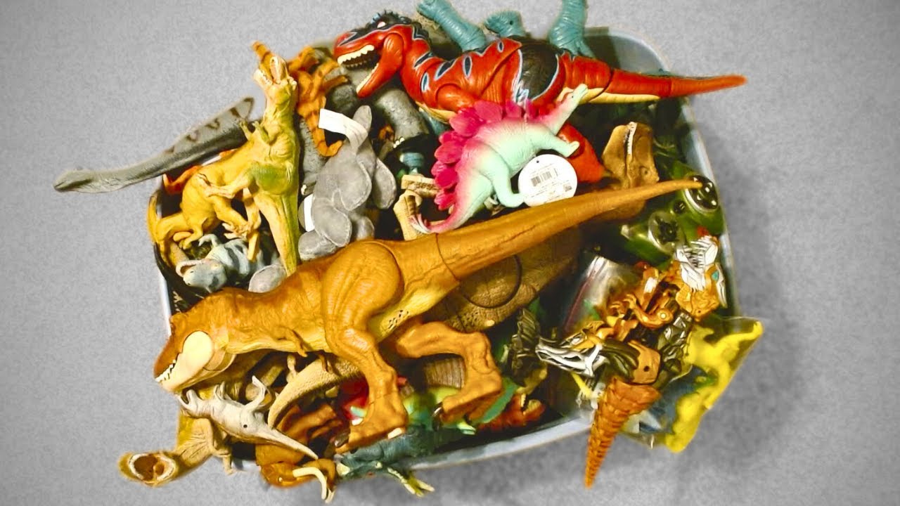 The LARGEST Dinosaur Box On YouTube (Dinosaur Toy Collection, Over 200 ...