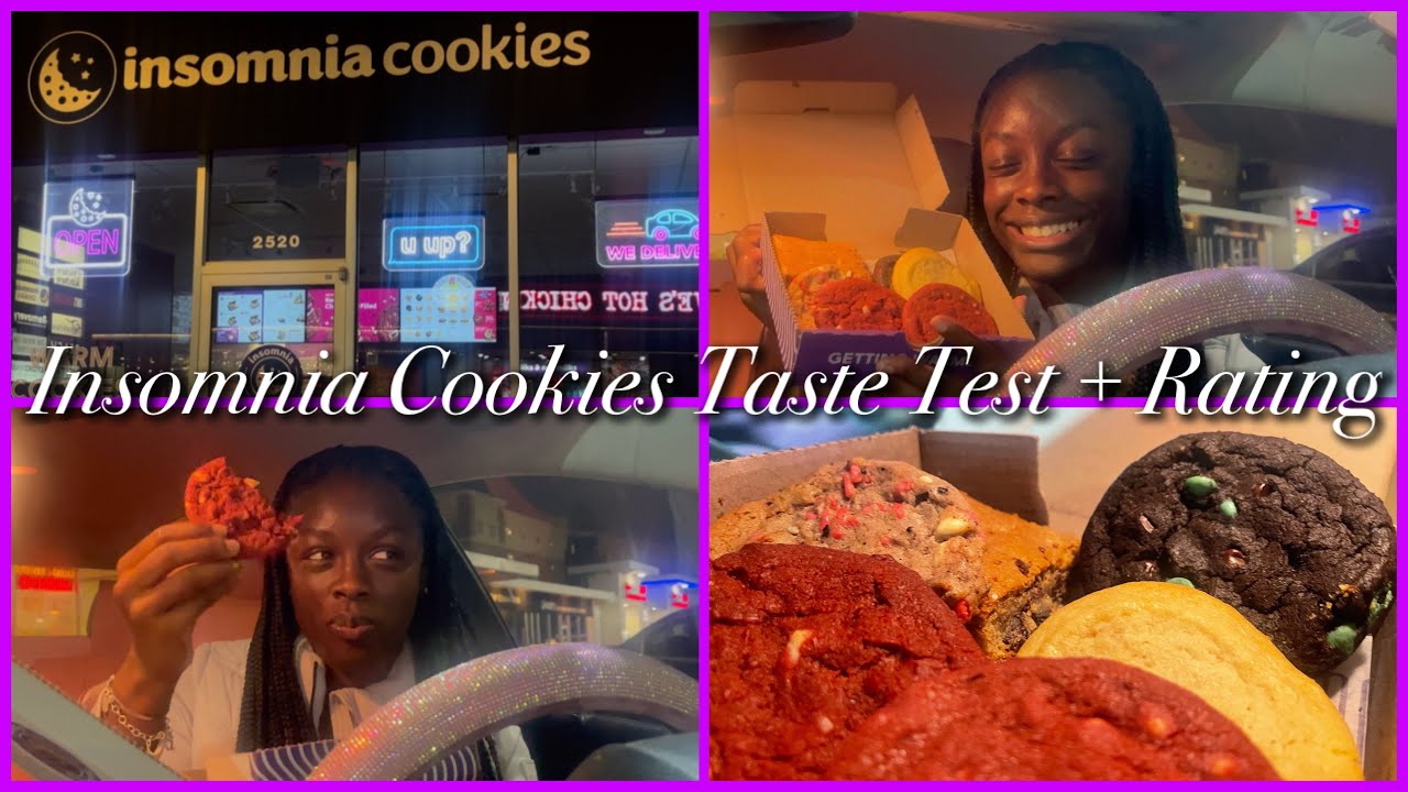 Taste Test + Ranking | Insomnia Cookies 💜🍪 | Chit Chat - YouTube