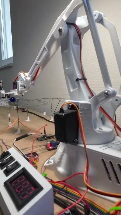 Marble Robot Working Ender3v2 Robot Mk2 Robotics Arduino 3dprinter Marble Youtube