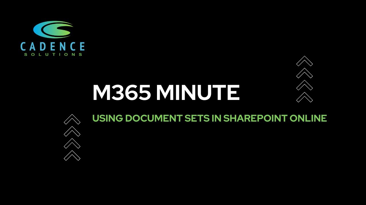 Using Document Sets in SharePoint Online - YouTube