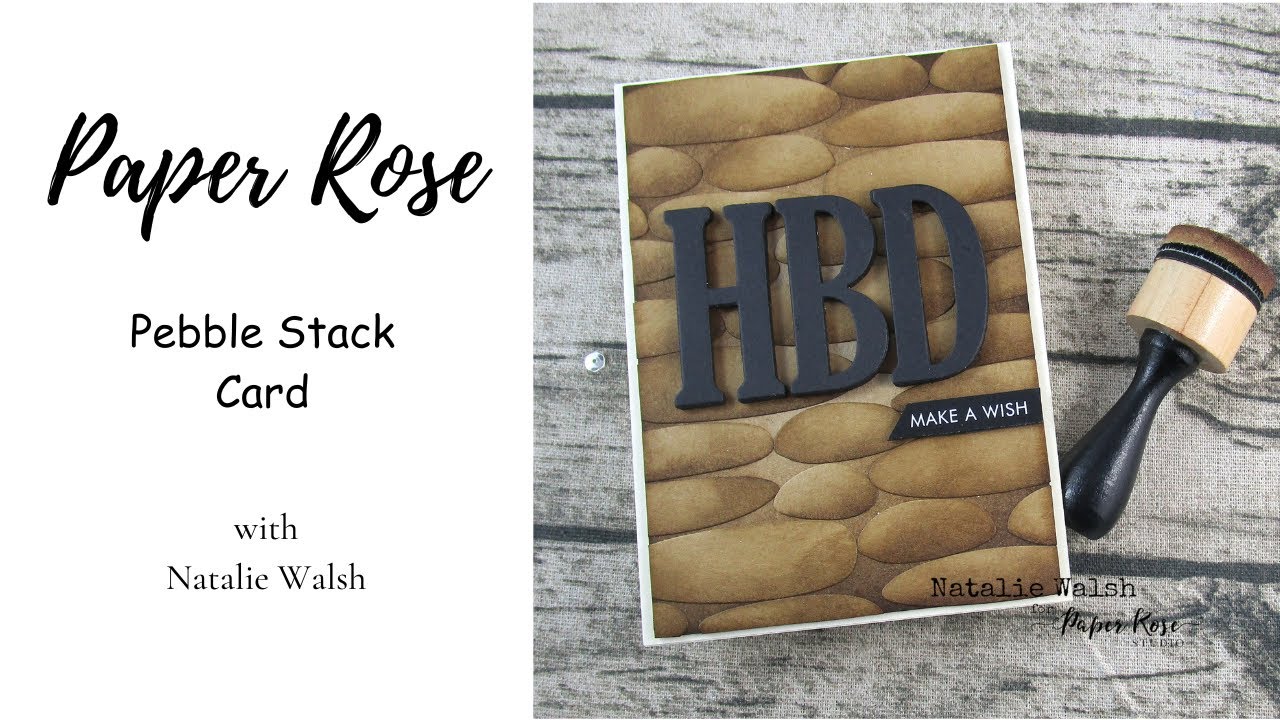 Paper Rose Studio | Stacked Pebbles - YouTube