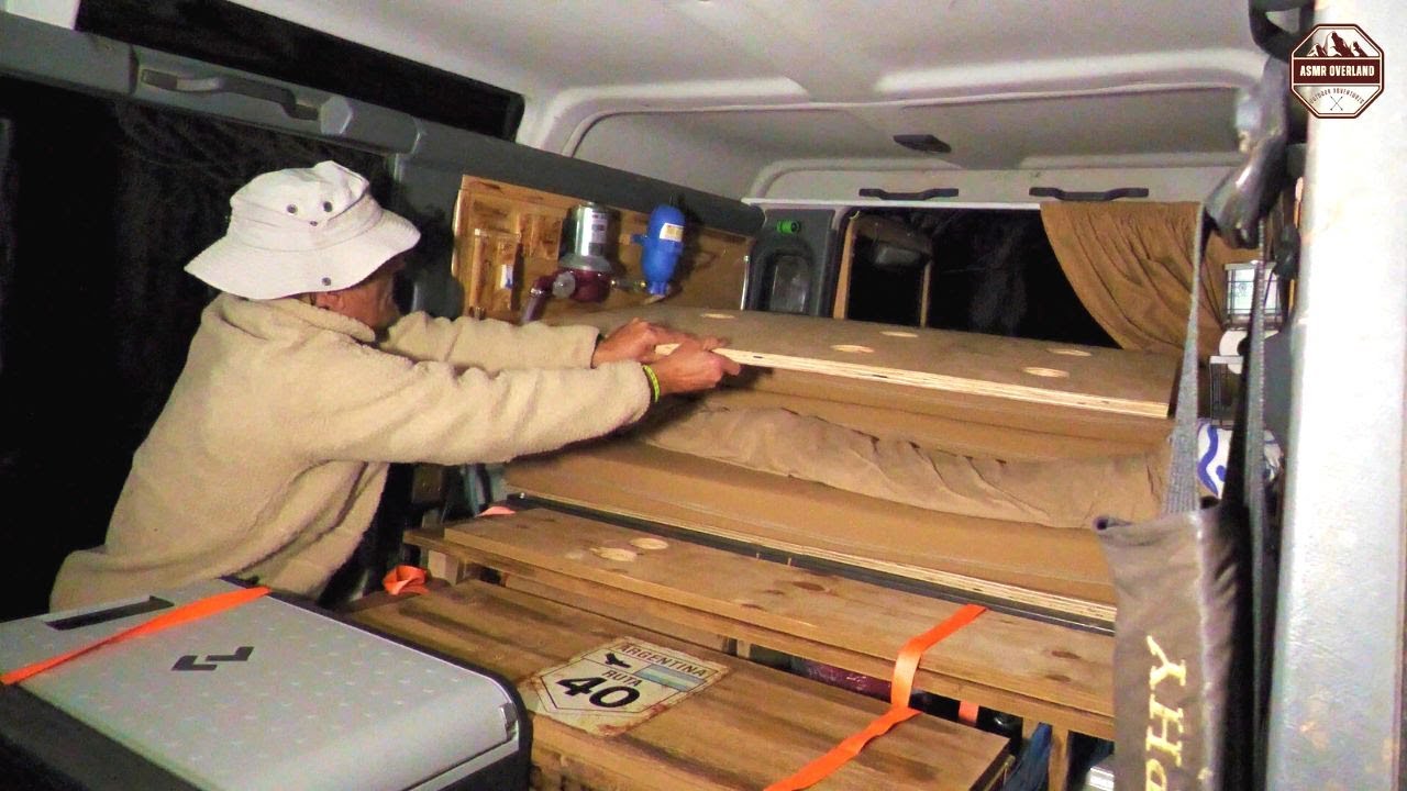 LAND ROVER CAMPING [CAMPING set up, KAYAK CAMPING] ASMR OVERLAND - YouTube