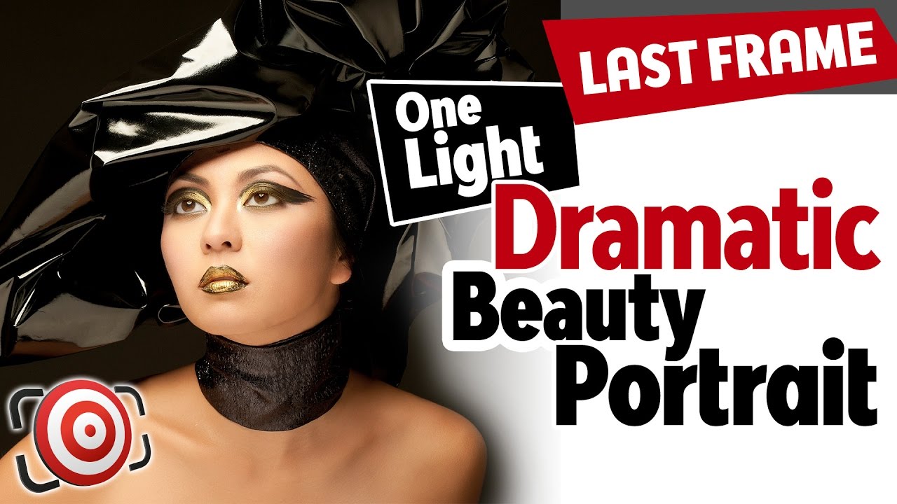 Beauty Portrait Lighting Set-up with One Light & Reflector for Dramatic ...