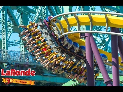 All the main coaster's at La Ronde - YouTube
