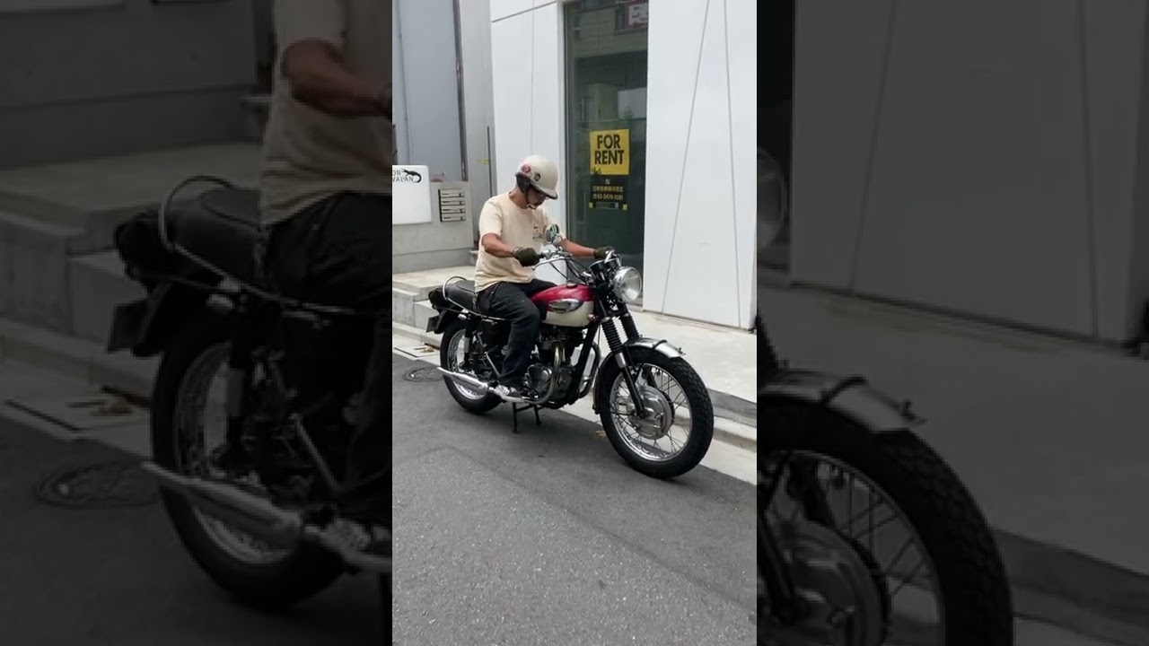 TRIUMPHに乗ってLUNCHにGO!! #triumph #kraftyroom #shorts - YouTube