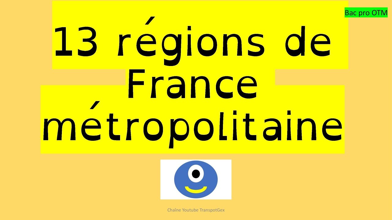 13 régions de France métropolitaine #otm #geography #logistique # ...
