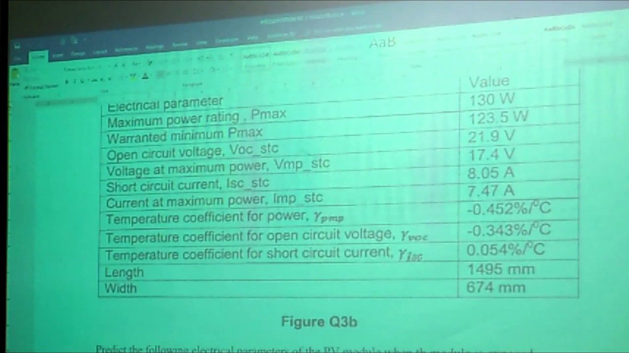 PV curve, IV curve and Fill Factor (FF) - YouTube