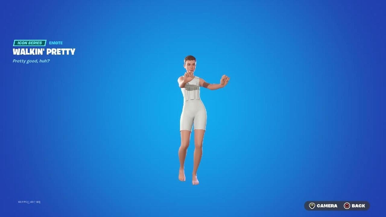 Walking Pretty Fortnite Emote - YouTube