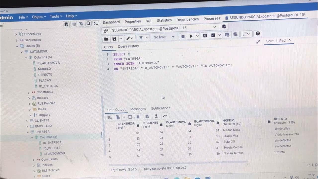 Join Inner Join Posgresql Youtube
