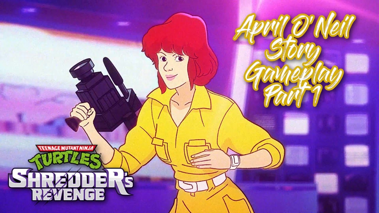 TMNT: Shredder's Revenge | April O'Neil Story Gameplay Part 1 - YouTube