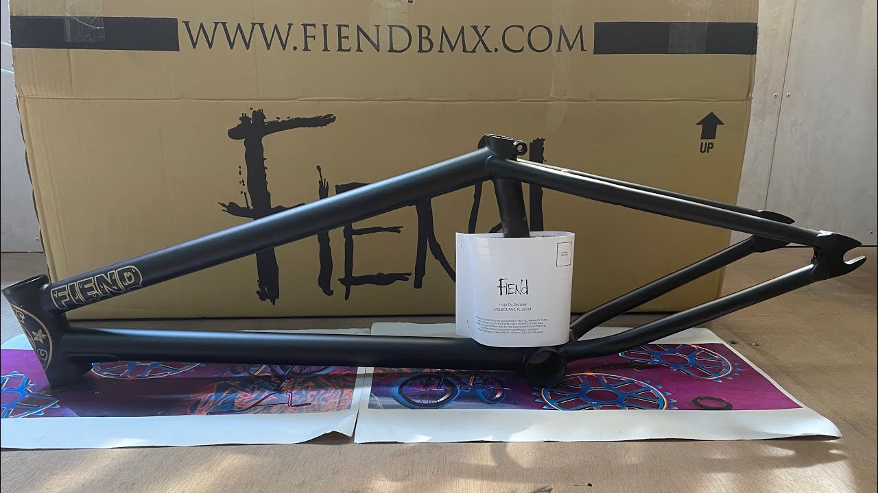 fiend garrett reynolds legend in bmx frame reynolds v3 ALL NEW - YouTube