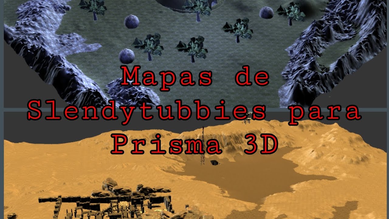 mapas de slendytubbies para prisma 3d - YouTube