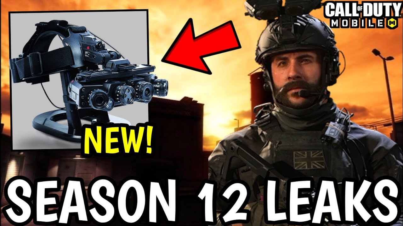 Cod Mobile New Season 12 Leaks! Captain Price Night Fall|Night Vision ...