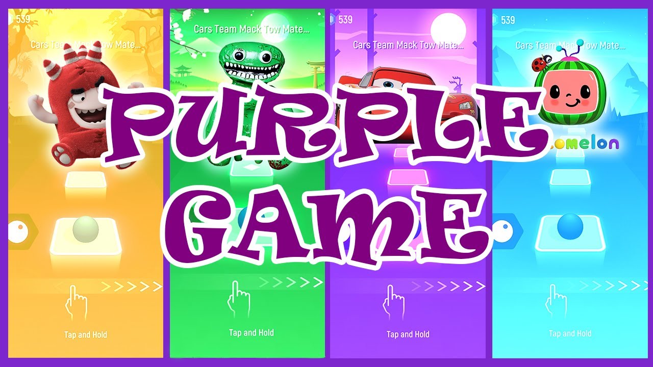PURPLE GAME Oddbods Fuse vs Garten of Banban Jumbo vs McQueen vs ...