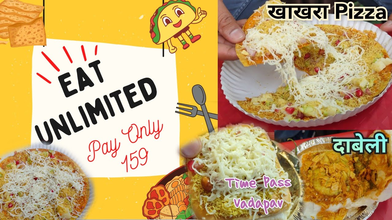 Enjoy UNLIMITED Treat At Just 159₹ || Gujarat Express || Kanpur Food ...