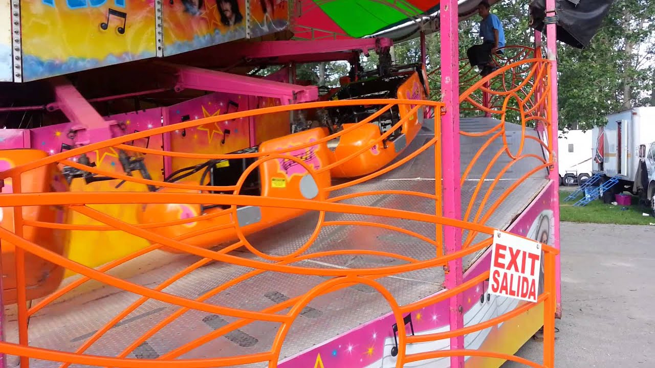 Main rides at the fair - YouTube