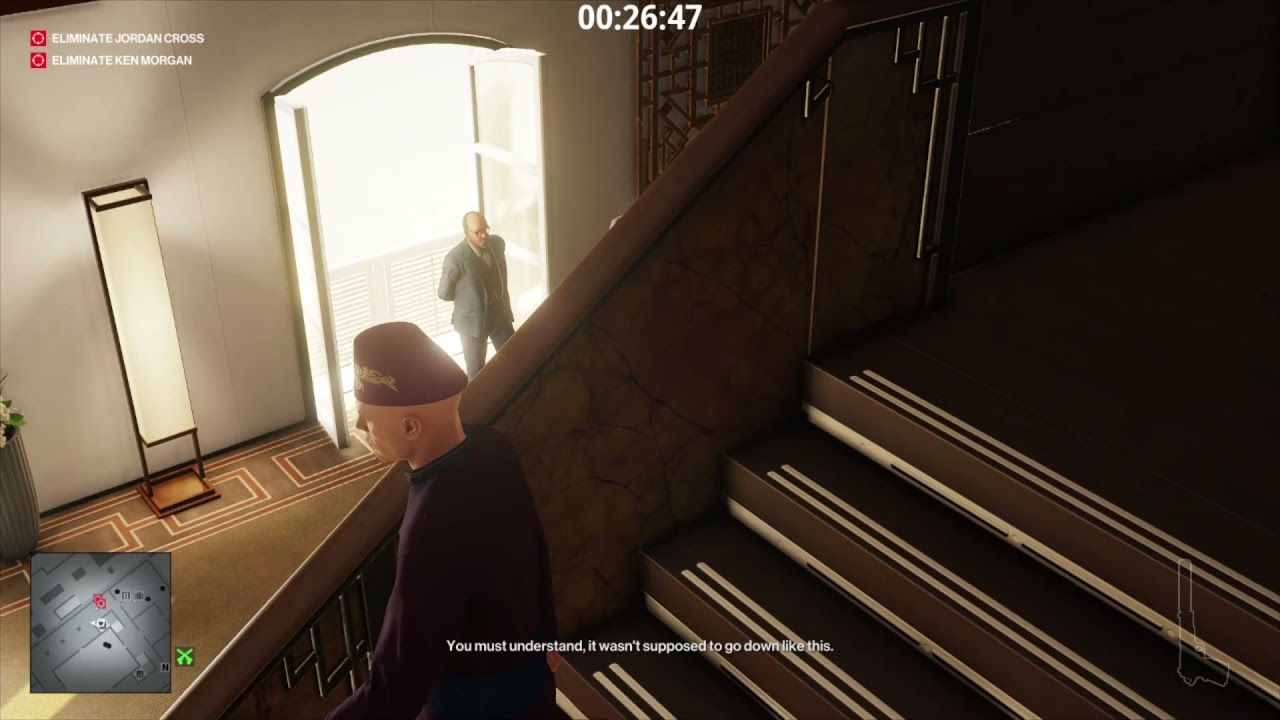 Hitman 3 Jordan Cross kills Ken Morgan - YouTube