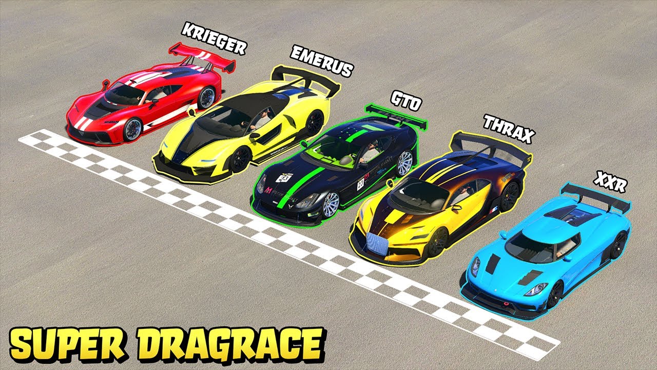 GTA 5 - SUPER DRAGRACE [PART 2] - YouTube
