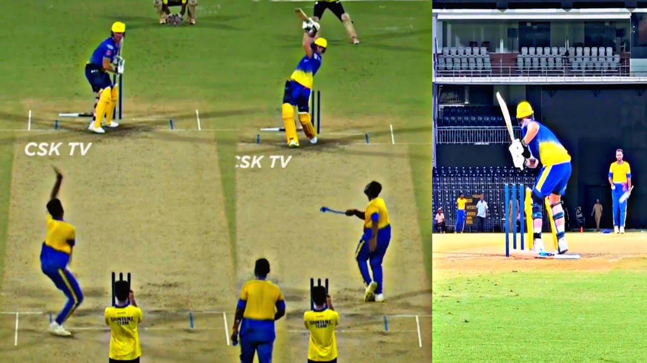 IPL 2023 - Ben Stokes Monster Batting Practice | CSK Practice IPL 2023 ...