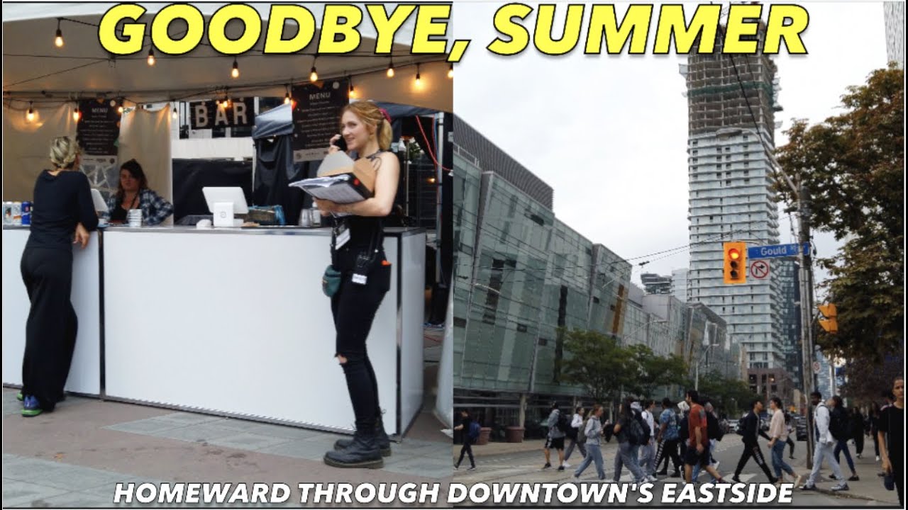 Toronto Last Day Of Summer Walk - Elevate Fest Takes Over Front St ...