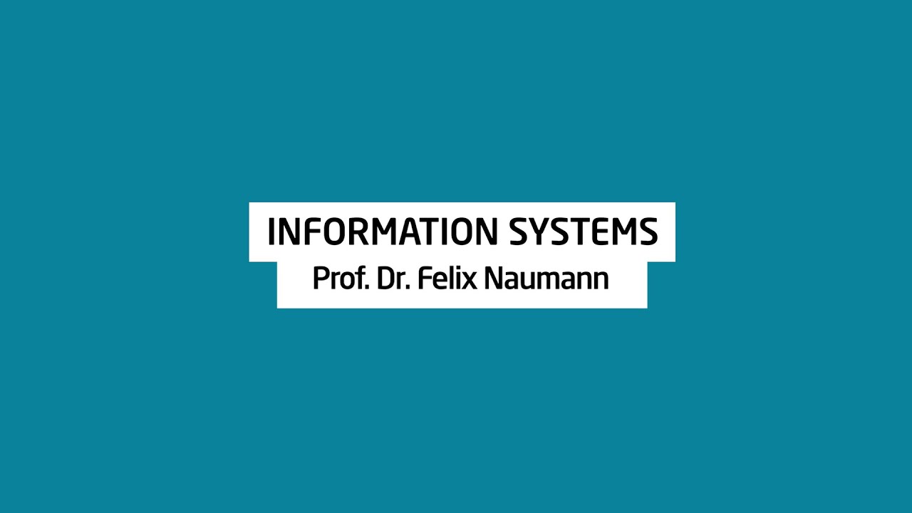 Information Systems: HPI Research Group | HPI-TV - YouTube